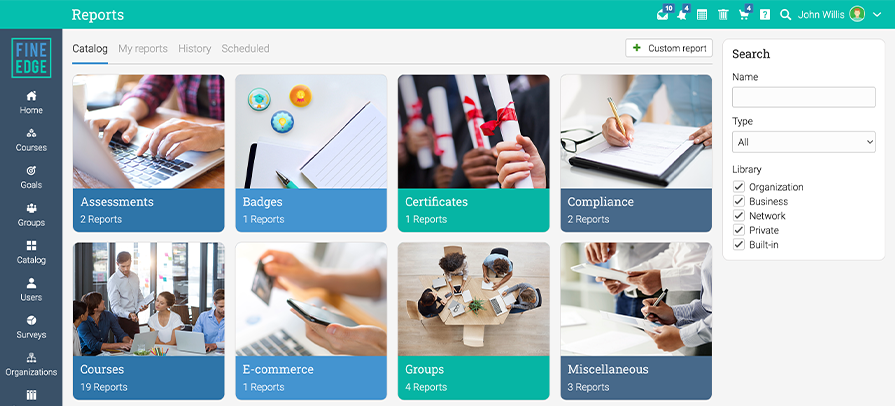 The 12 types of LMS reports your e-learning platform must offer - Business Blog