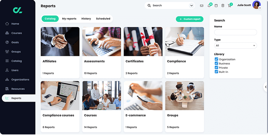 The 12 types of LMS reports your e-learning platform must offer