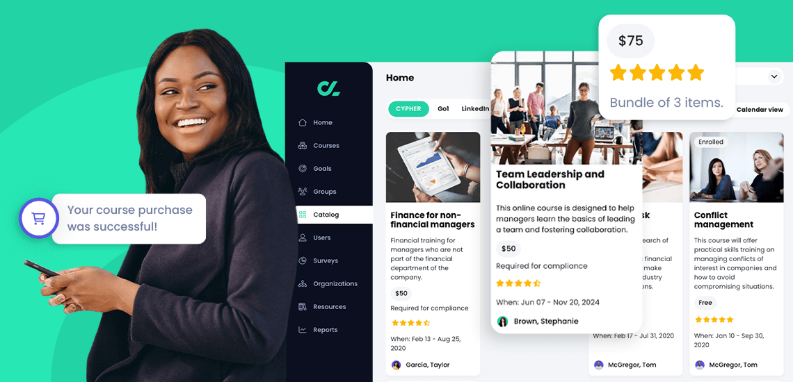 Best LMS for SMB | CYPHER Learning