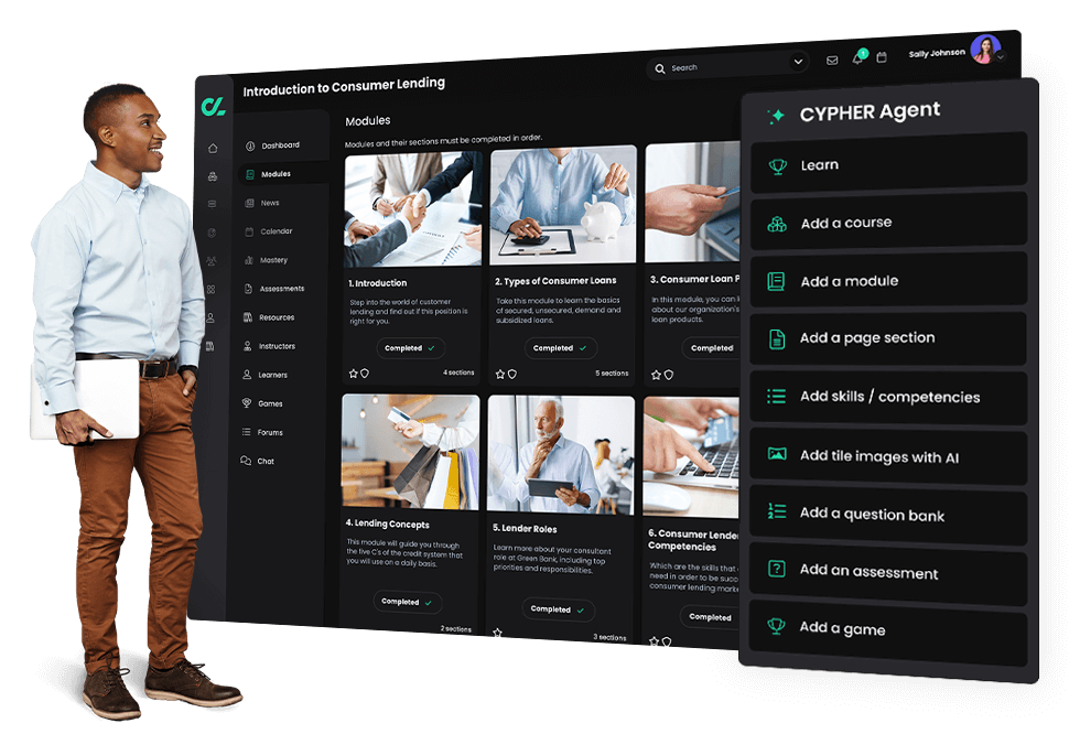 Award winning LMS » CYPHER Learning