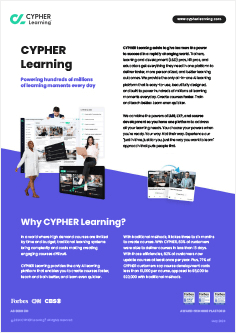 Company Overview » CYPHER Learning