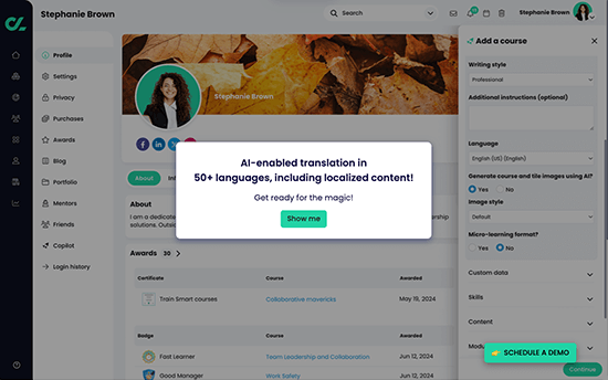 CYPHER self-guided product demos