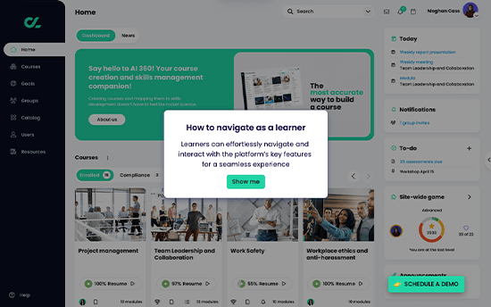 Easy to use LMS platform for enjoyable learning & training » CYPHER