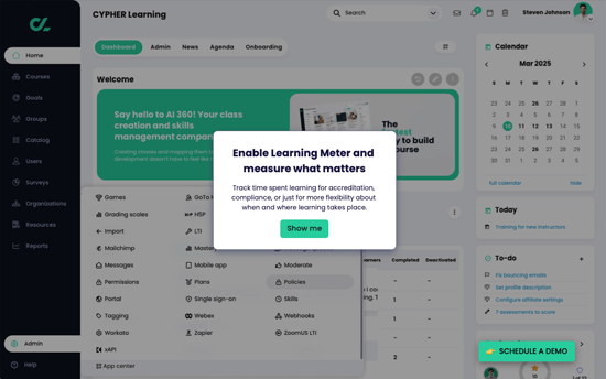 CYPHER self-guided product demos