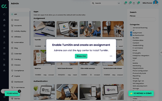 CYPHER self-guided product demos