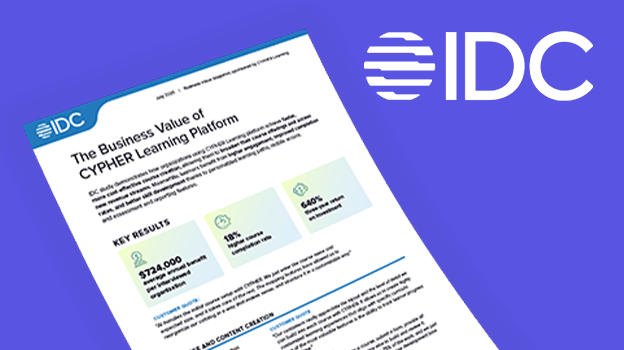 IDC Report: CYPHER Learning Delivers 640% ROI