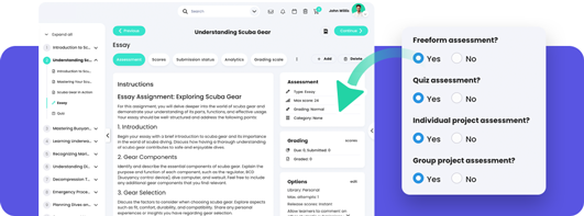 Track progress | AI-Powered learning assessments | CYPHER Learning