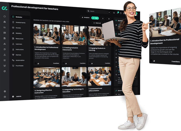 Best professional development platform for teachers » CYPHER LMS