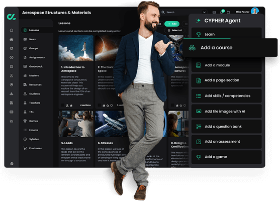 AI media options | CYPHER LMS
